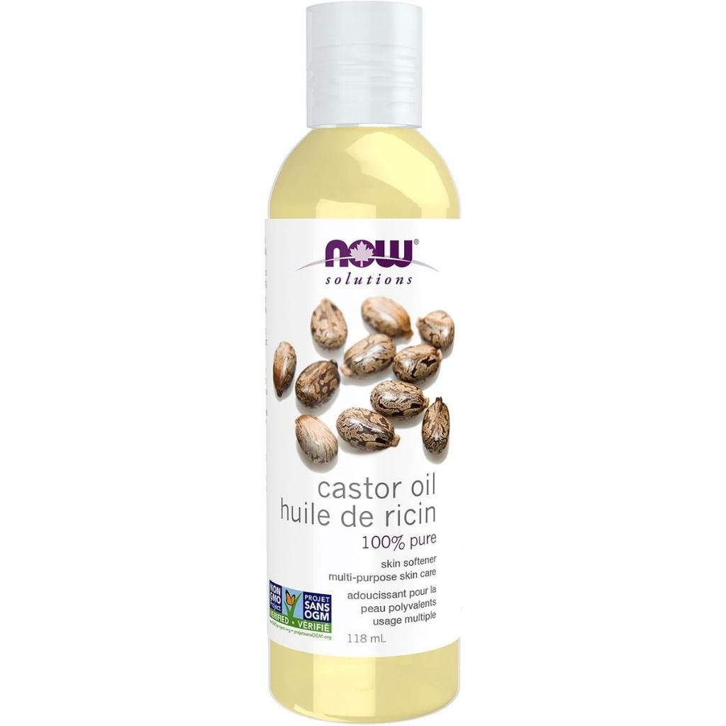 Now Solutions 100% Pure Castor Oil To Soften Skin 118ml | Binsina Pharmacy