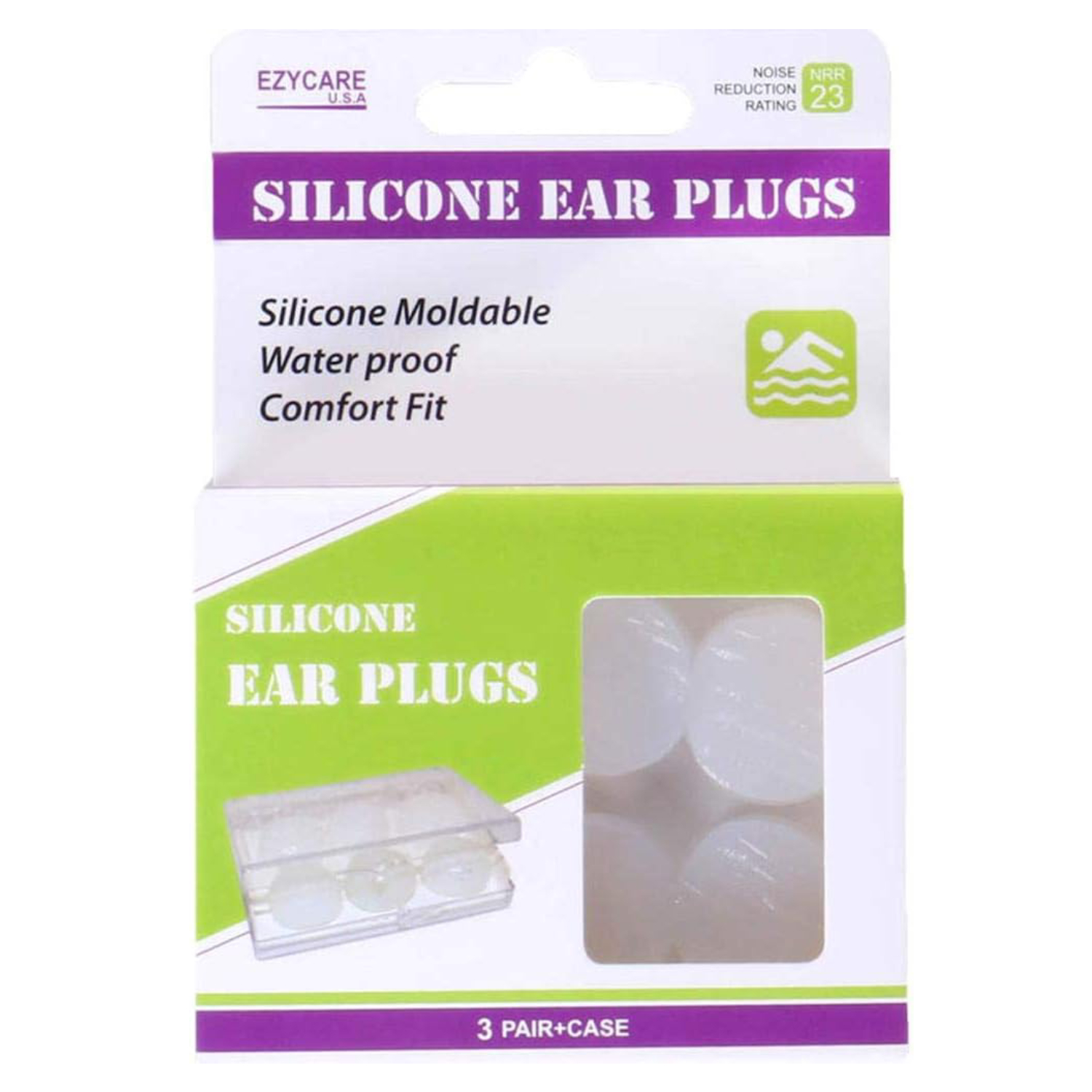 Buy Ezycare Silicone Ear Plugs 6's Online in the UAE | BinSina Pharmacy