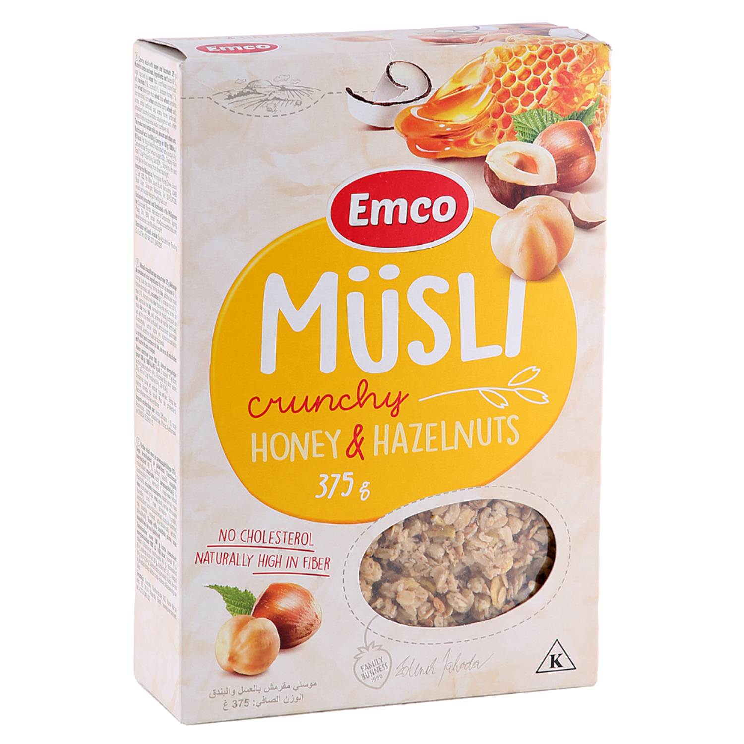 Buy Emco Crunchy Musli With Honey And Nuts 375g Online in the UAE ...