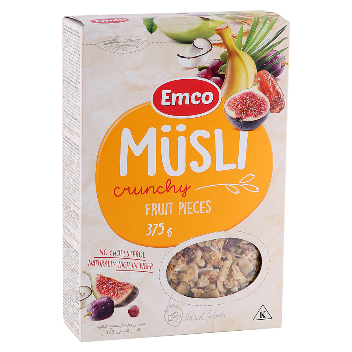 Buy Emco Crunchy Musli With Fruit Pieces 375g Online in the UAE ...