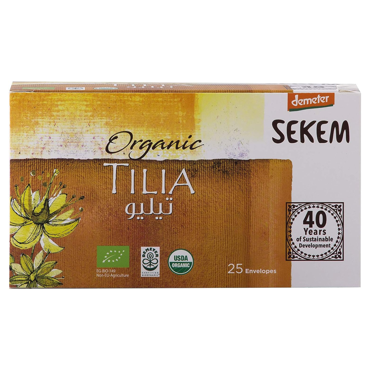 Buy Sekem Organic Tilia Tea, Tea Bags 25's Online in the UAE | BinSina ...