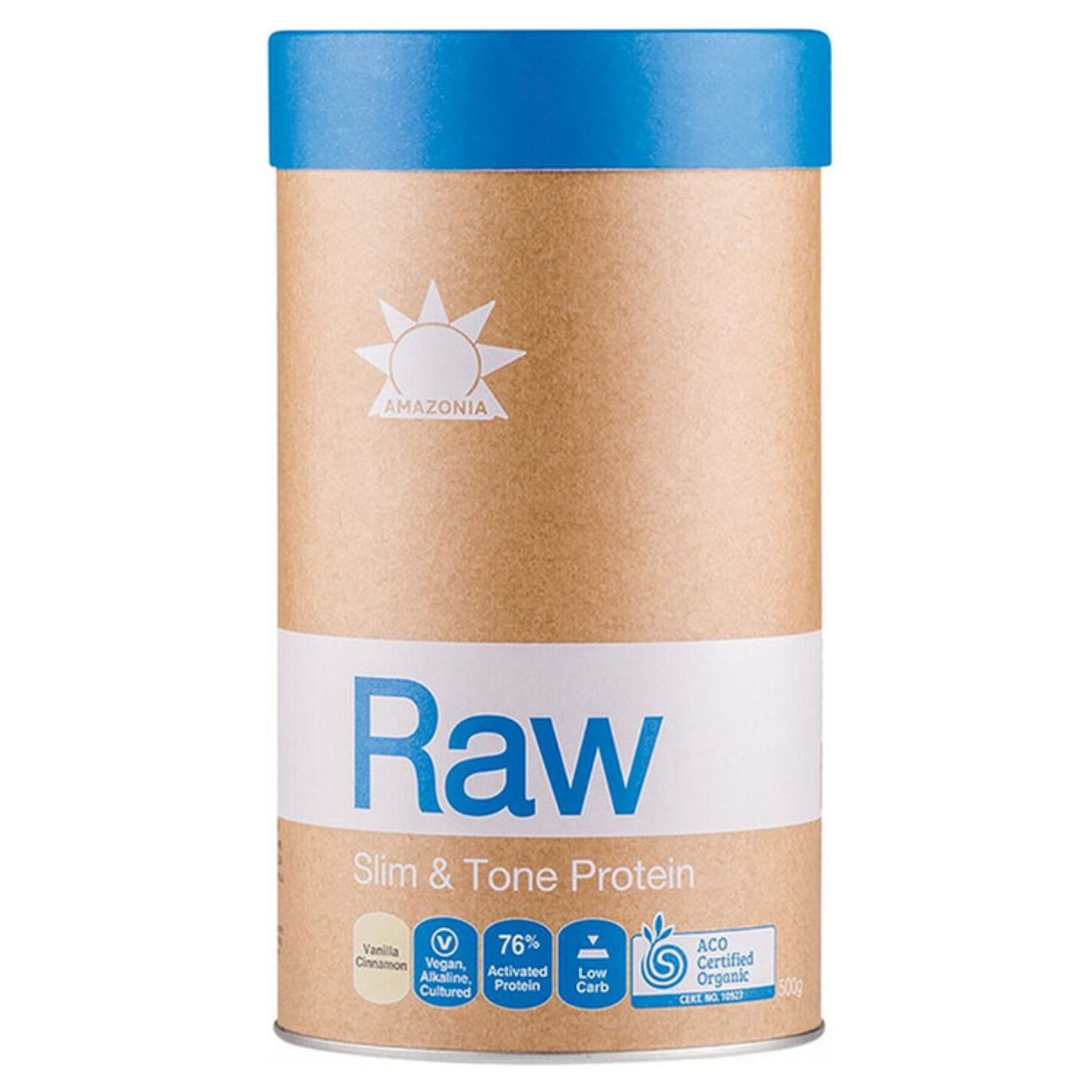 Buy Amazonia Raw Slim & Tone Protien Vanilla and Cinnamon 500g Online ...
