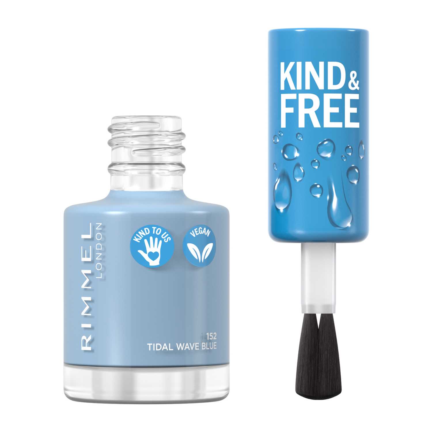 Buy Rimmel Kind & Free Clean Nail Polish – 152 – Tidal Wave Blue, 8ml ...