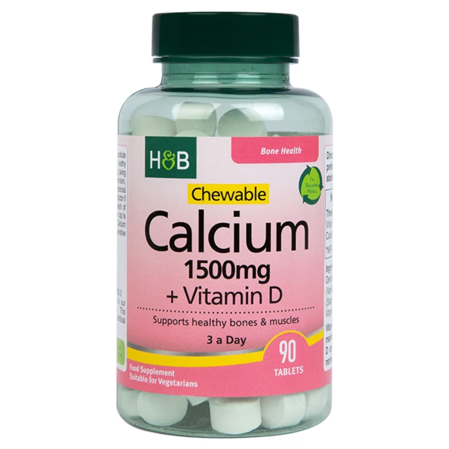 Buy Holland & Barrett Chewable Calcium Tablets 90's Online in the UAE ...