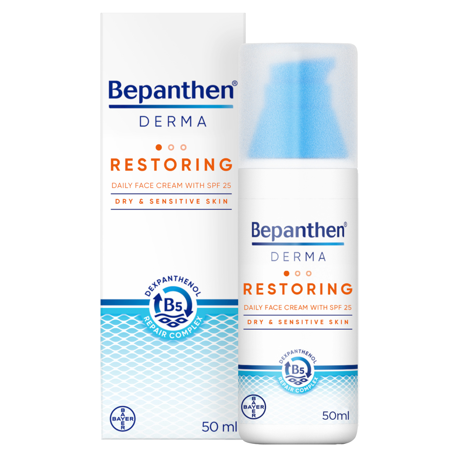 Buy Bepanthen® DERMA Restoring Daily Face Cream with SPF25 50ml Online ...
