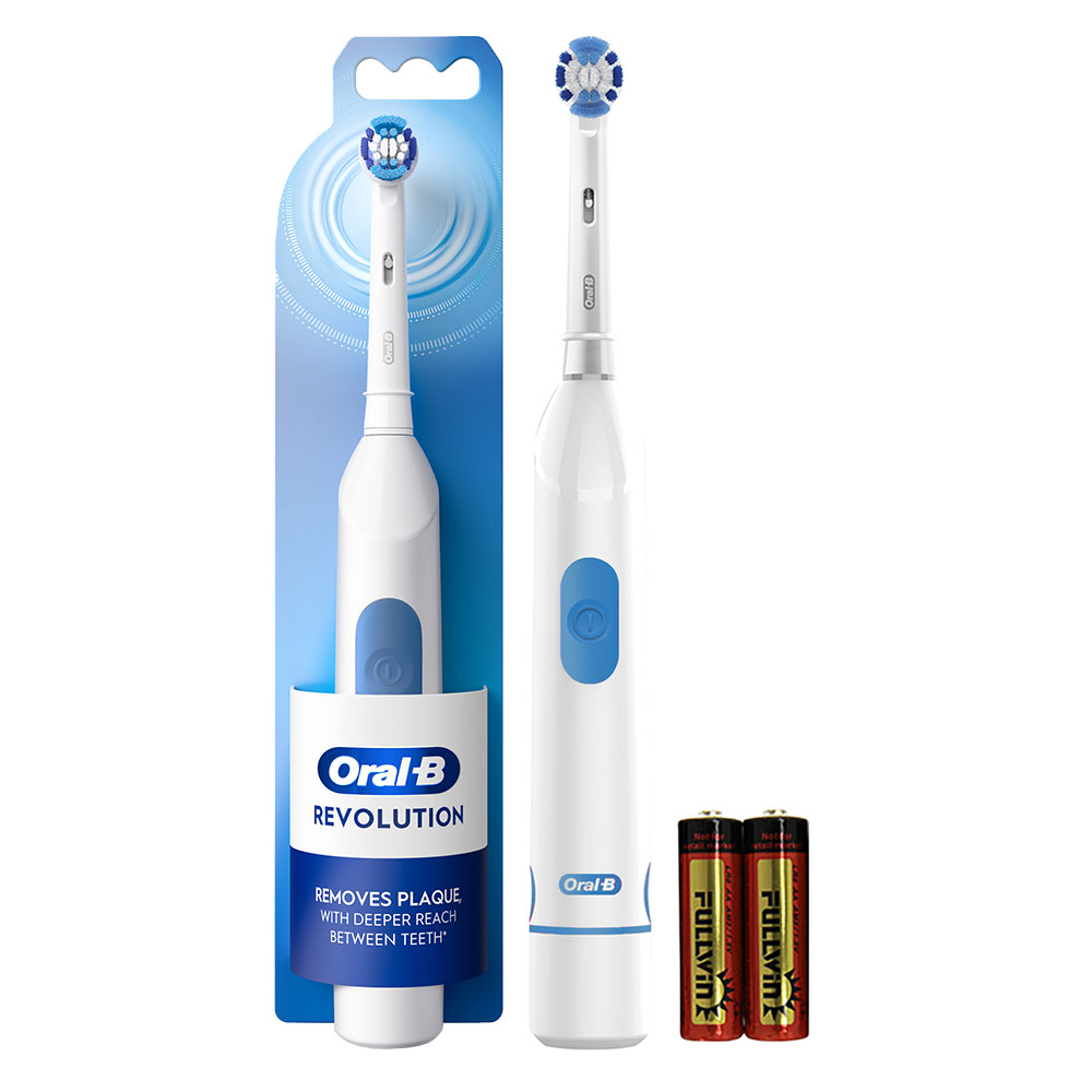 Buy Oral-B Revolution Battery Toothbrush Db 400.010 Online in the UAE ...