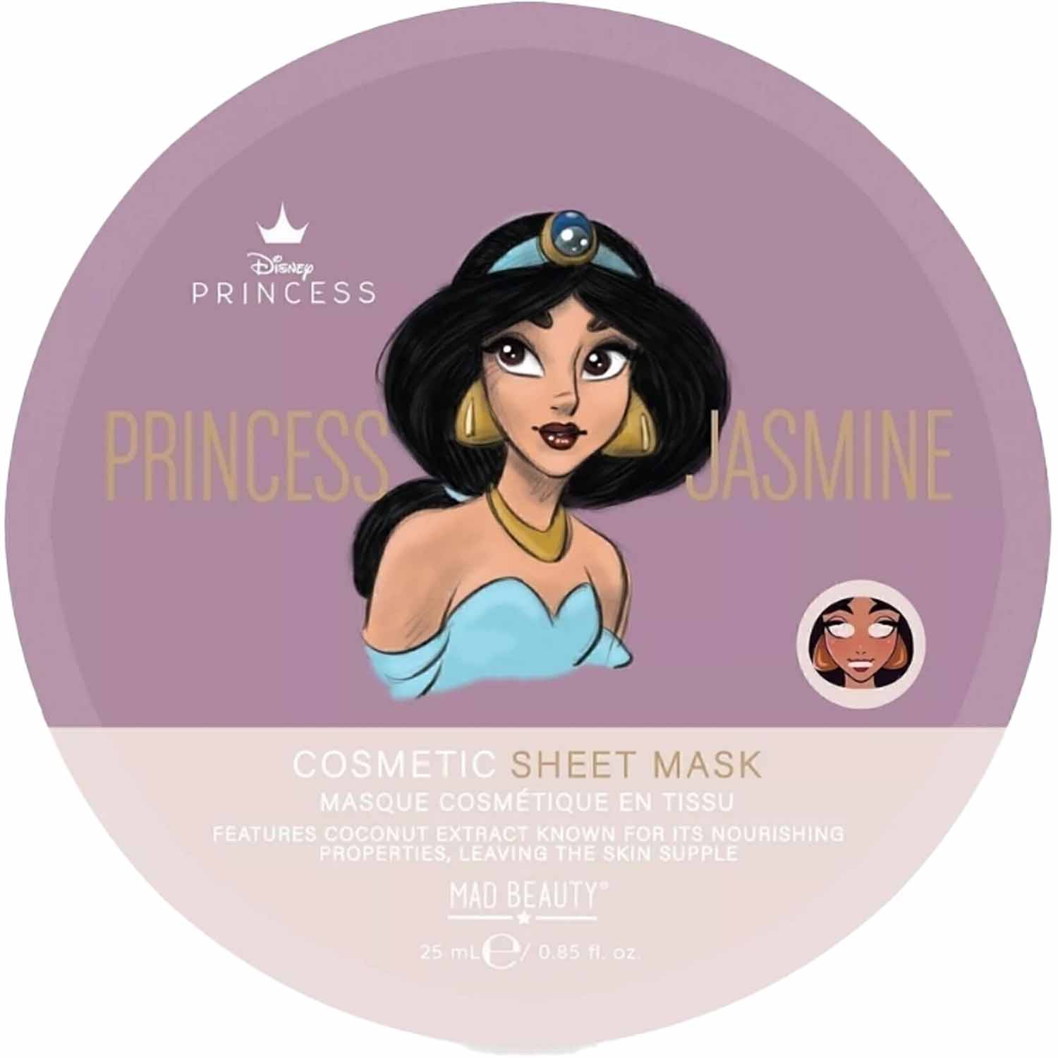 Buy Disney Pure Princess Jasmine Cosmetic Sheet Mask With Hyaluronic ...
