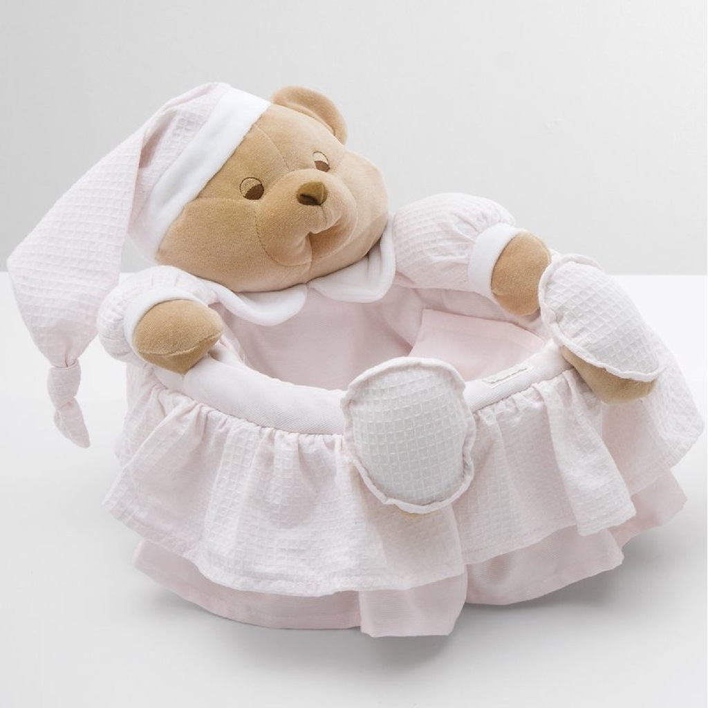 Buy Nanan Puccio Toiletry & Baby Accessory Storage Basket Large, Pink ...