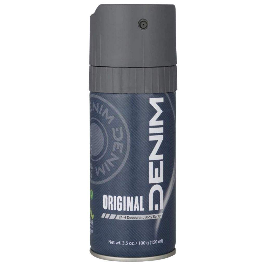 Buy Denim 24H Deodorant Body Spray For Men, Original 150ml Online in ...