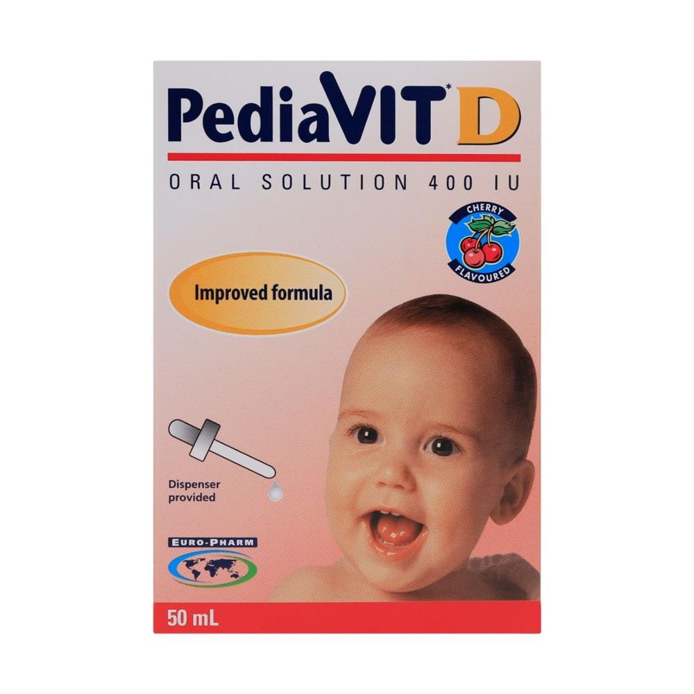 Pediavit D Drops 50ml | Nutrient D Supplement Oral Solution 400 IU ...