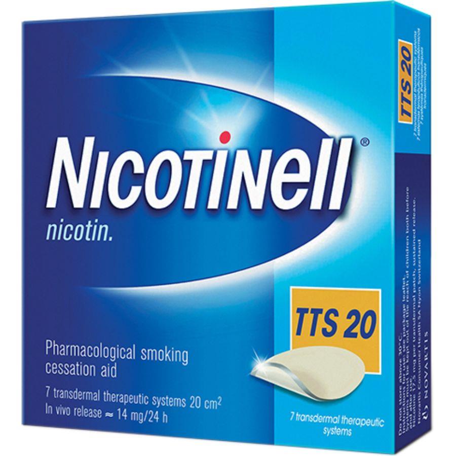 Buy Nicotinell 20 TTS Patches 7's Online in the UAE | BinSina Pharmacy