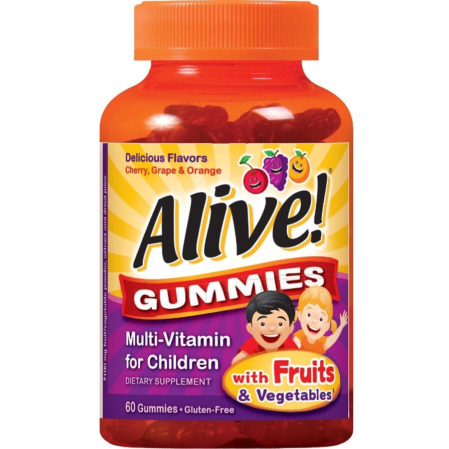Buy Nature's Way Alive Gummies Multi-Vitamin for Children Cherry Orange ...