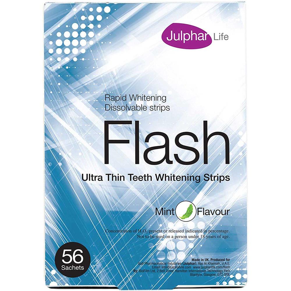 Buy Flash Teeth Whitening Sachets 56's Online in the UAE | BinSina Pharmacy