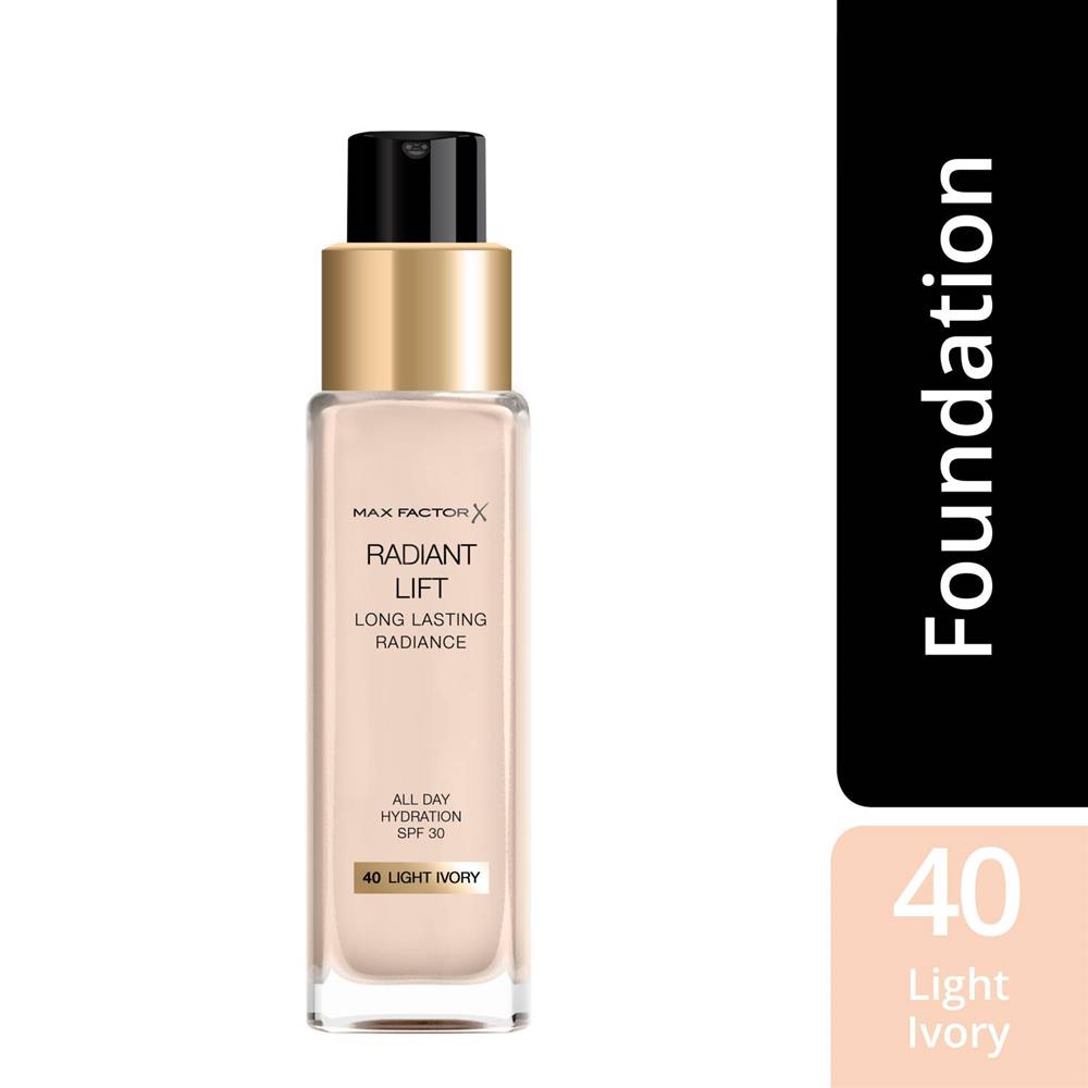 Buy Max Factor Radiant Lift Foundation Light Ivory 30ml Online in the ...
