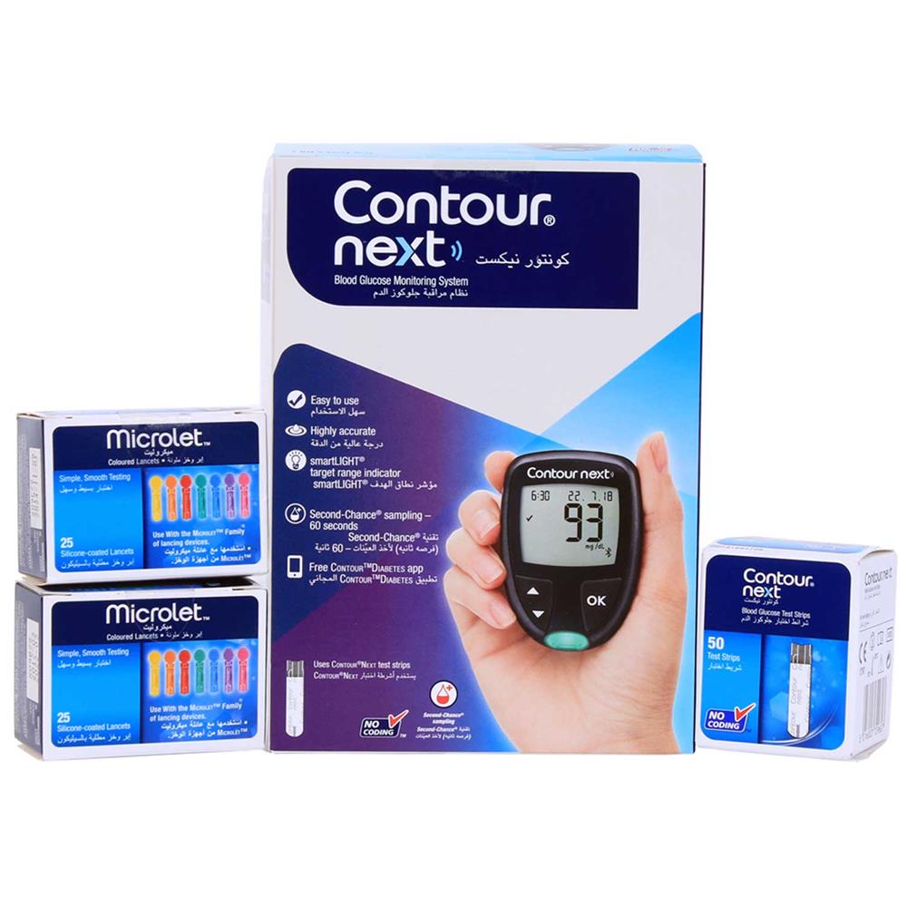 Buy Ascensia Contour Next Connected New Starter Kit Online in the UAE ...