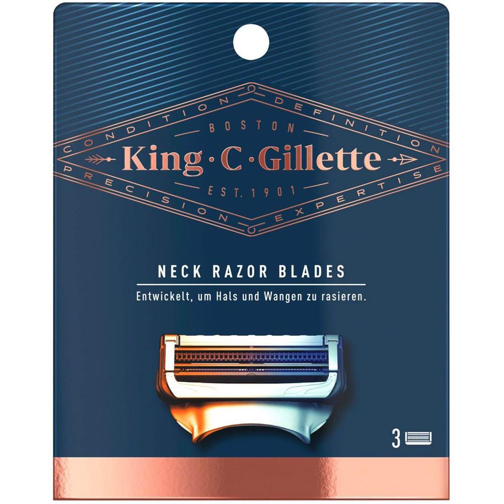 Buy King C. Gillette Men's Neck Shaving Razor Blade with Skinguard and ...