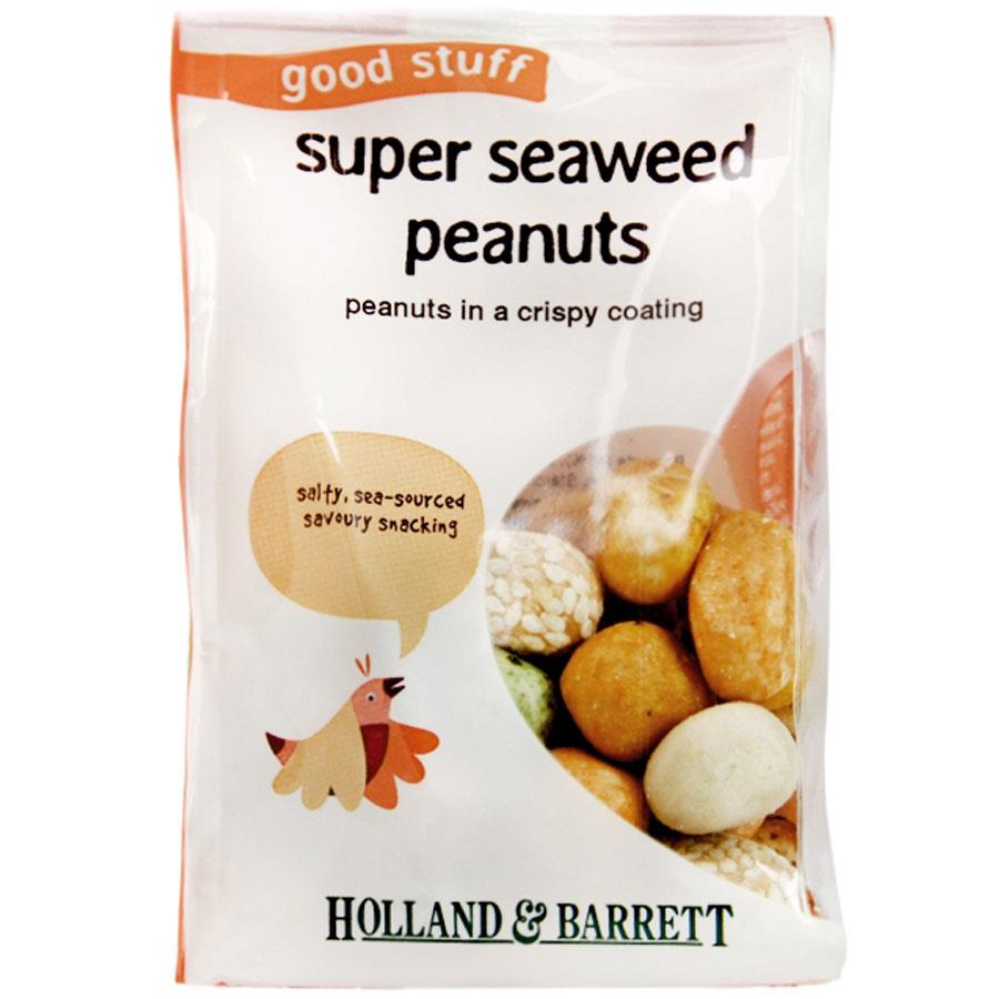 Holland & Barrett Seaweed Peanuts 75g